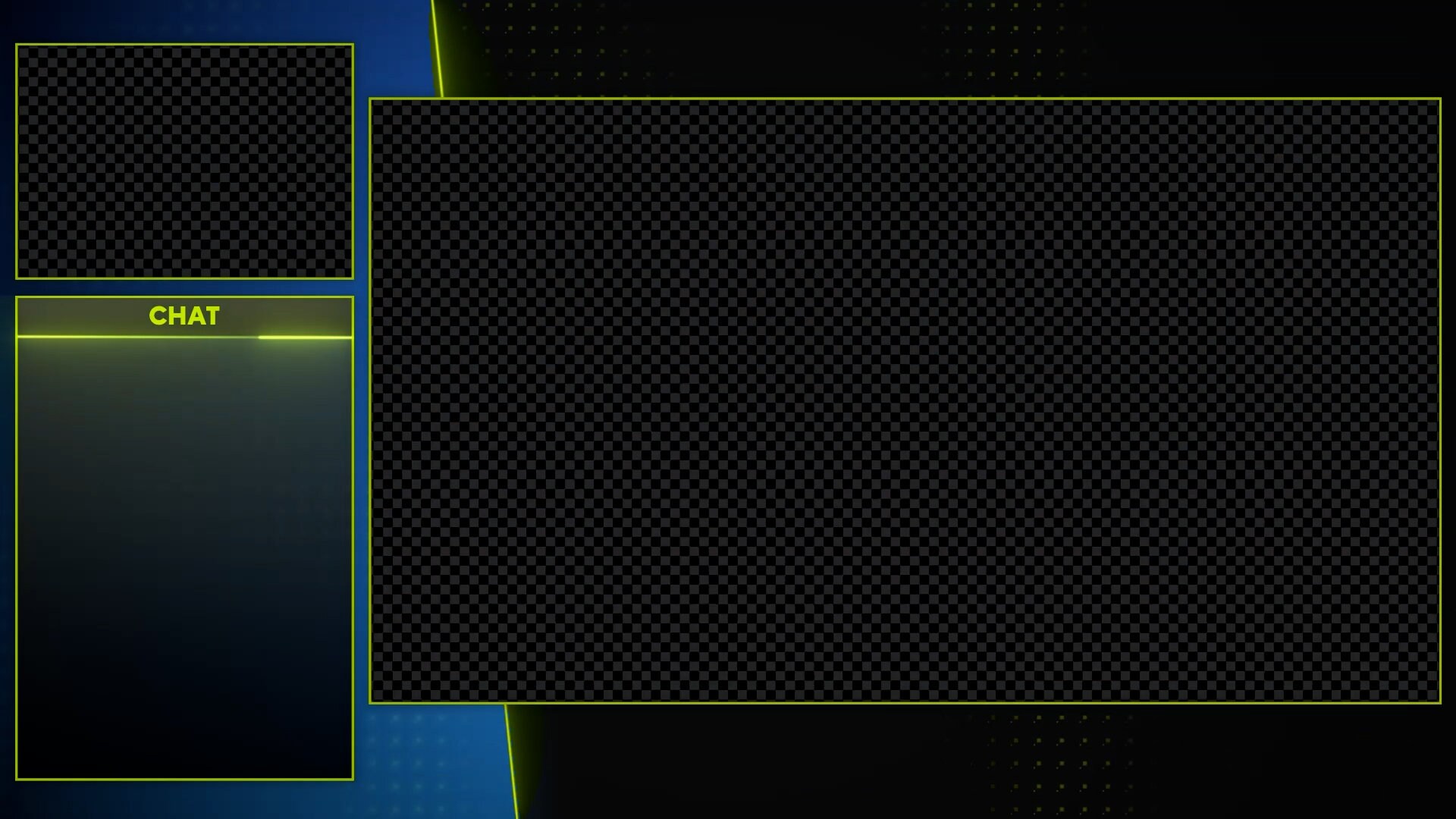 Blue Green and Dark Theme for Twitch, OBS, Black, Minimal, Screen ...