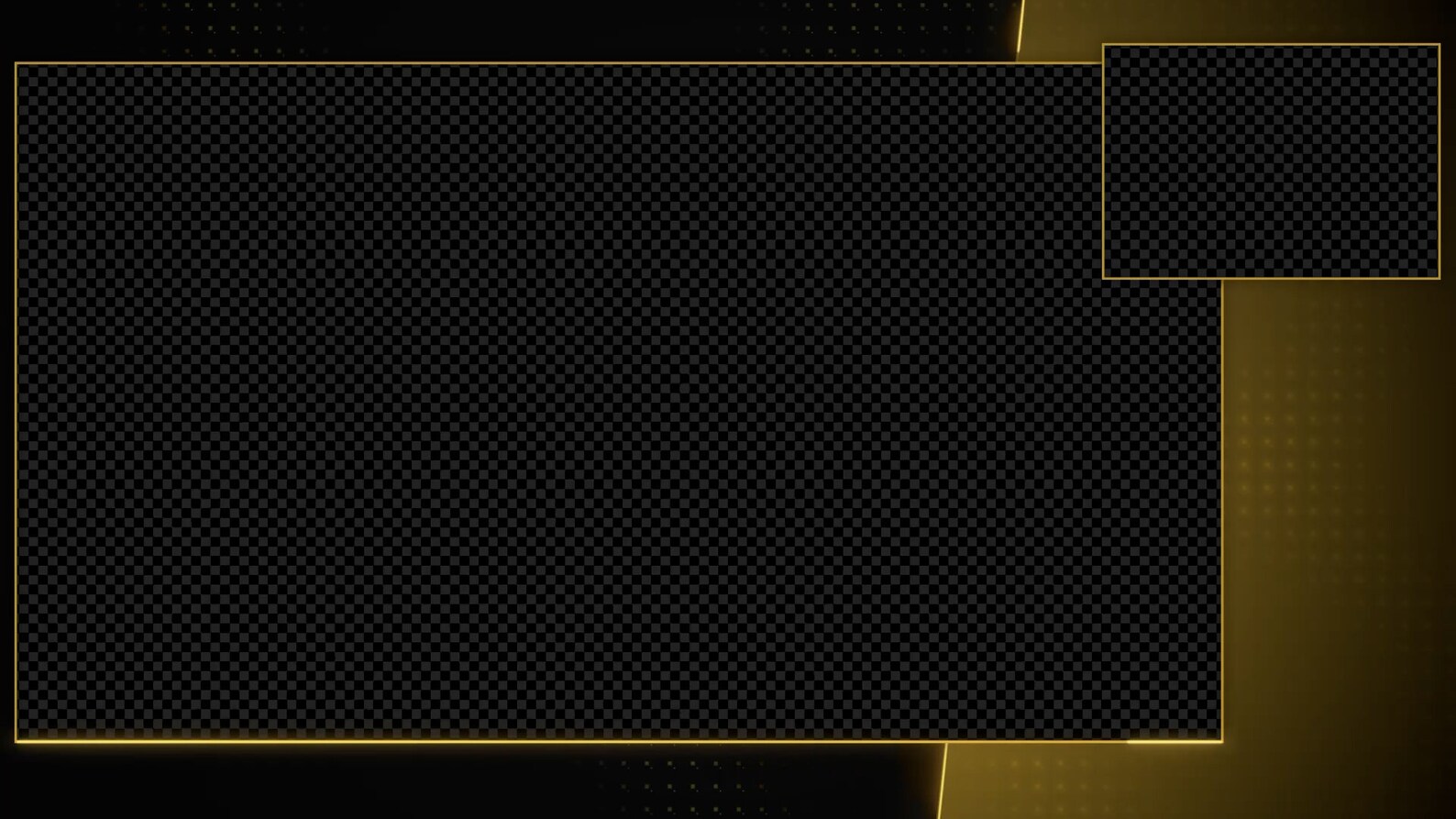 Gold and Dark Theme for Twitch, OBS, Golden, Black, Minimal, Screen ...