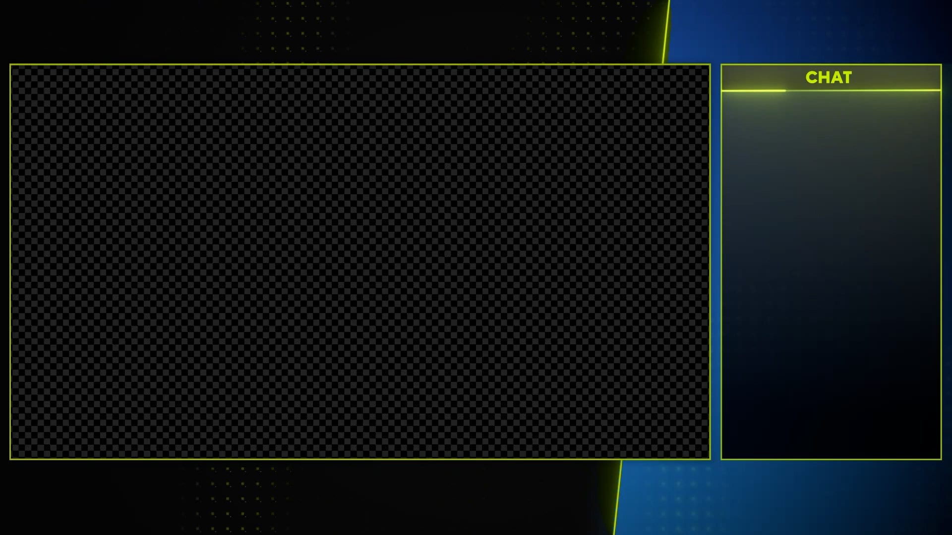 Blue Green and Dark Theme for Twitch, OBS, Black, Minimal, Screen ...