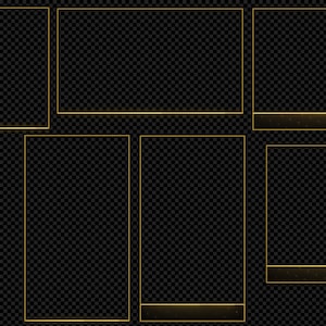 Gold and Dark Theme for Twitch, OBS, Golden, Black, Minimal, Screen ...