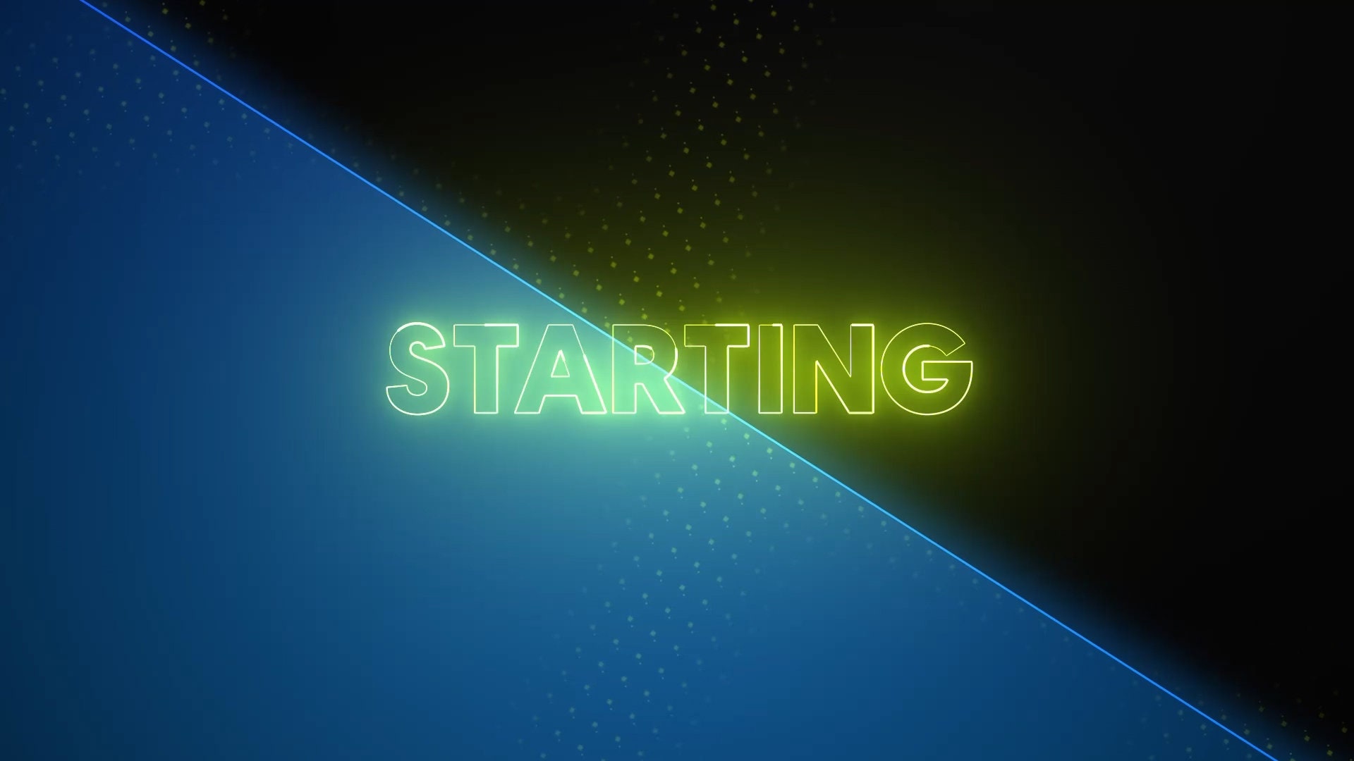 Blue Green and Dark Theme for Twitch, OBS, Black, Minimal, Screen ...