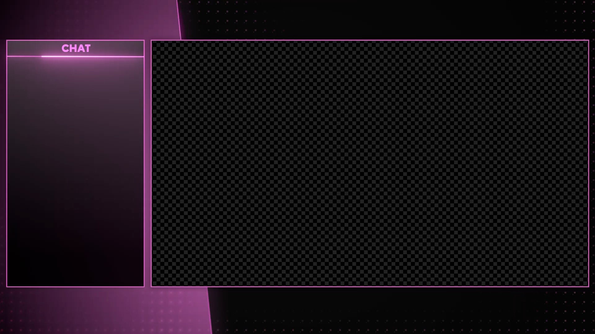 Pink Theme for Twitch, OBS, Pink, Dark, Black, Minimal, Screen, Overlay ...