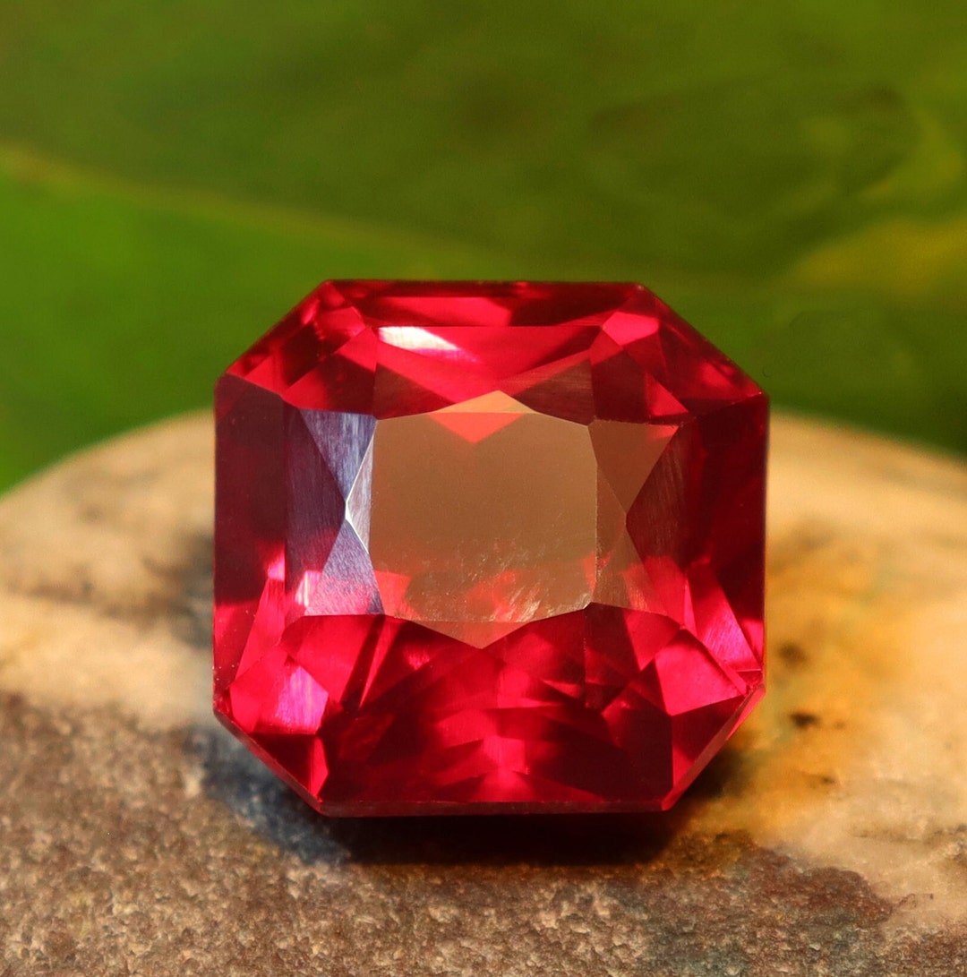 Natural Transparent Red Ruby 19.65 CT Top Quality Faceted Ruby - Etsy