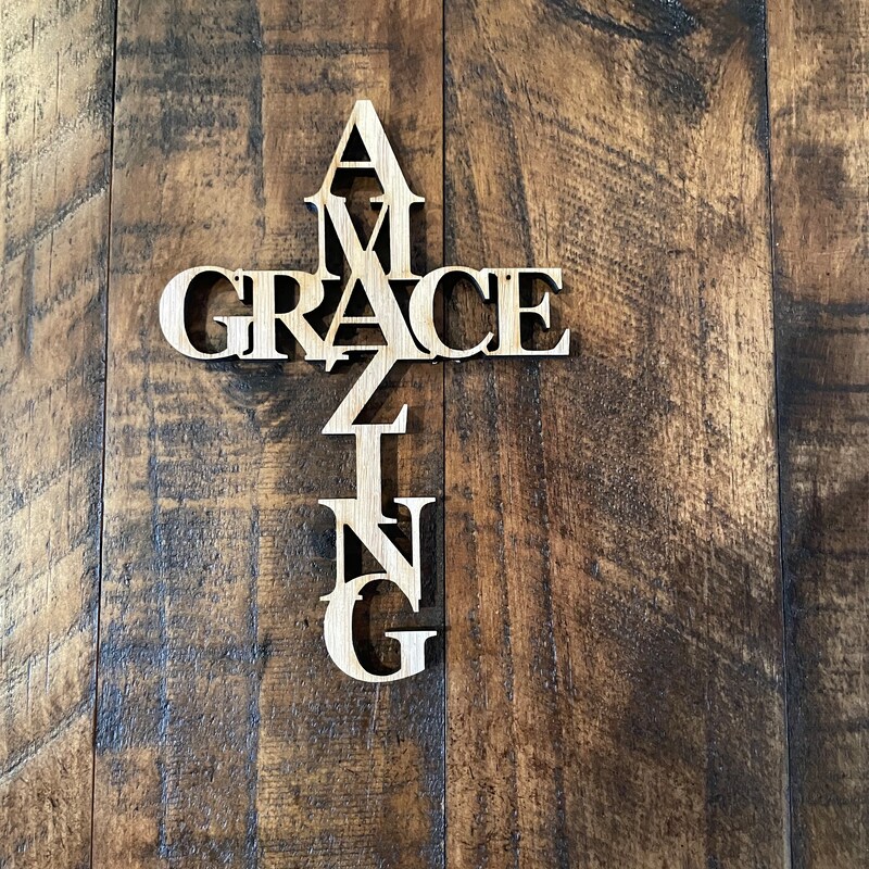 Wooden Grace Sign - Etsy