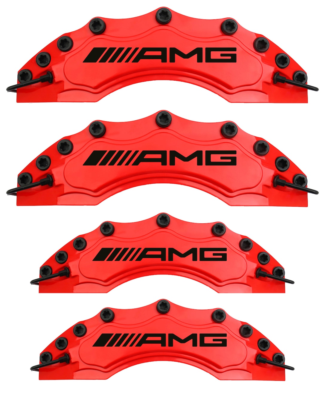 Mercedes AMG 4pcs Brake Caliper Cover Red for Mercedes Benz - Etsy