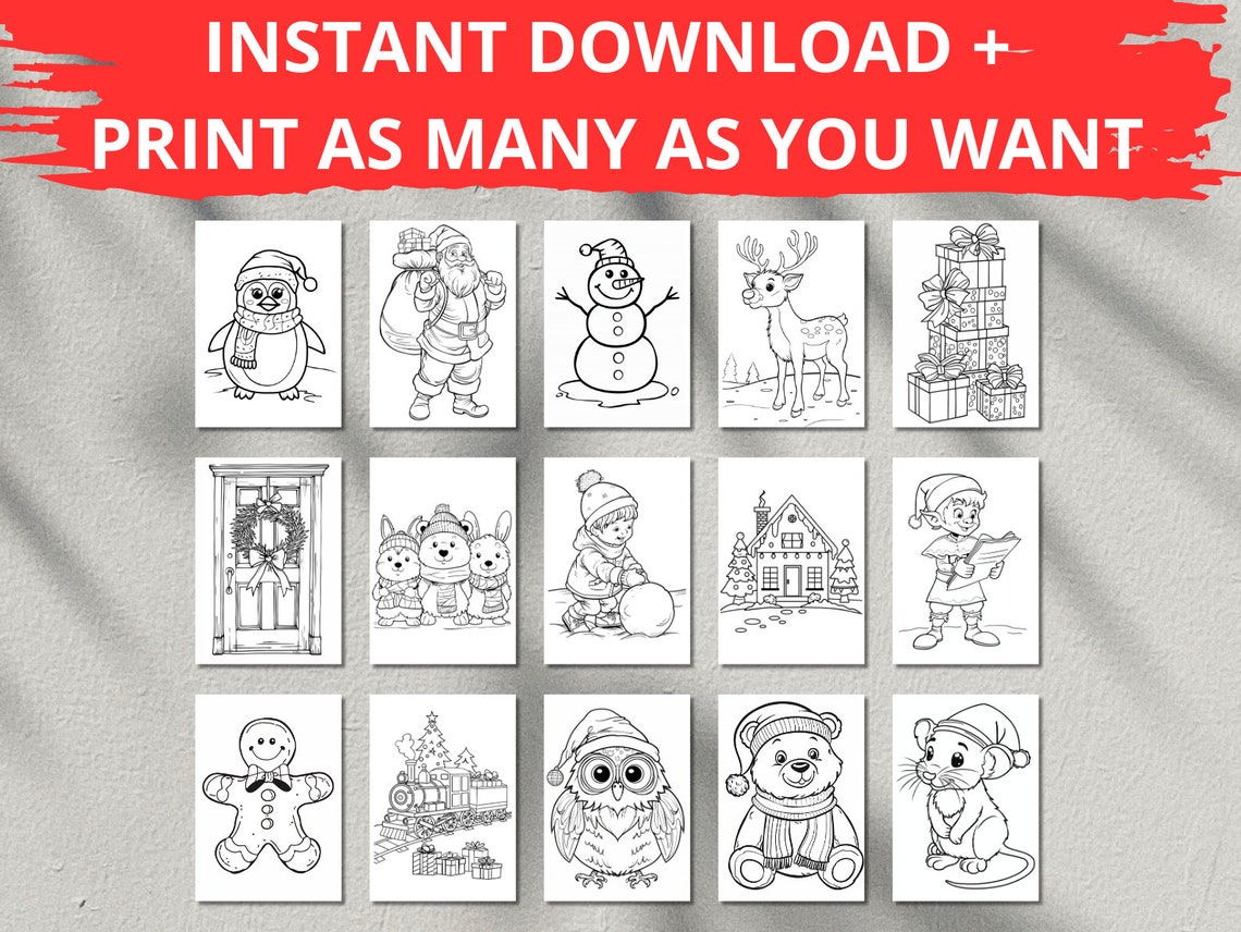 23 Coloring Pages for Kids | Preschoolers | Toddlers | Simple Coloring ...