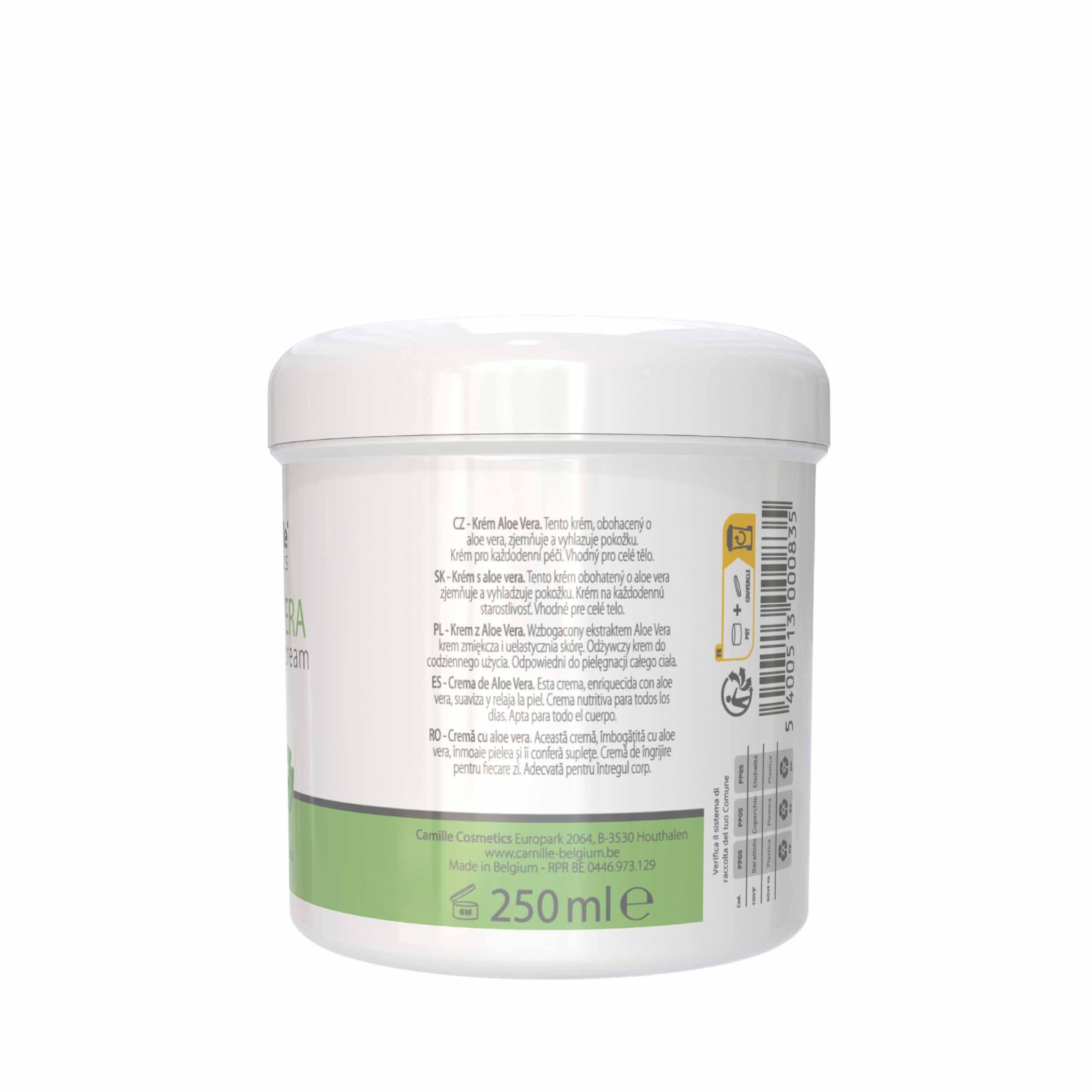 Camille Cosmetics | Aloe Vera Cream - Body Cream - 250ml - Etsy