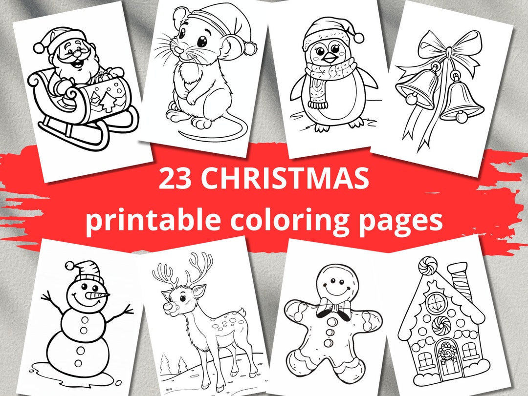23 Coloring Pages for Kids | Preschoolers | Toddlers | Simple Coloring ...