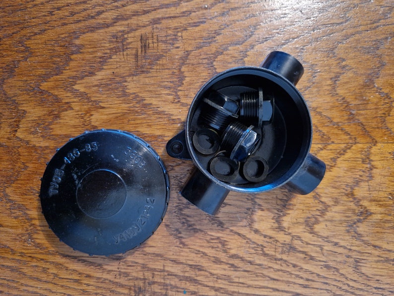 Vintage Black Bakelite Junction Box, Surface Mounted Soviet Union - Etsy