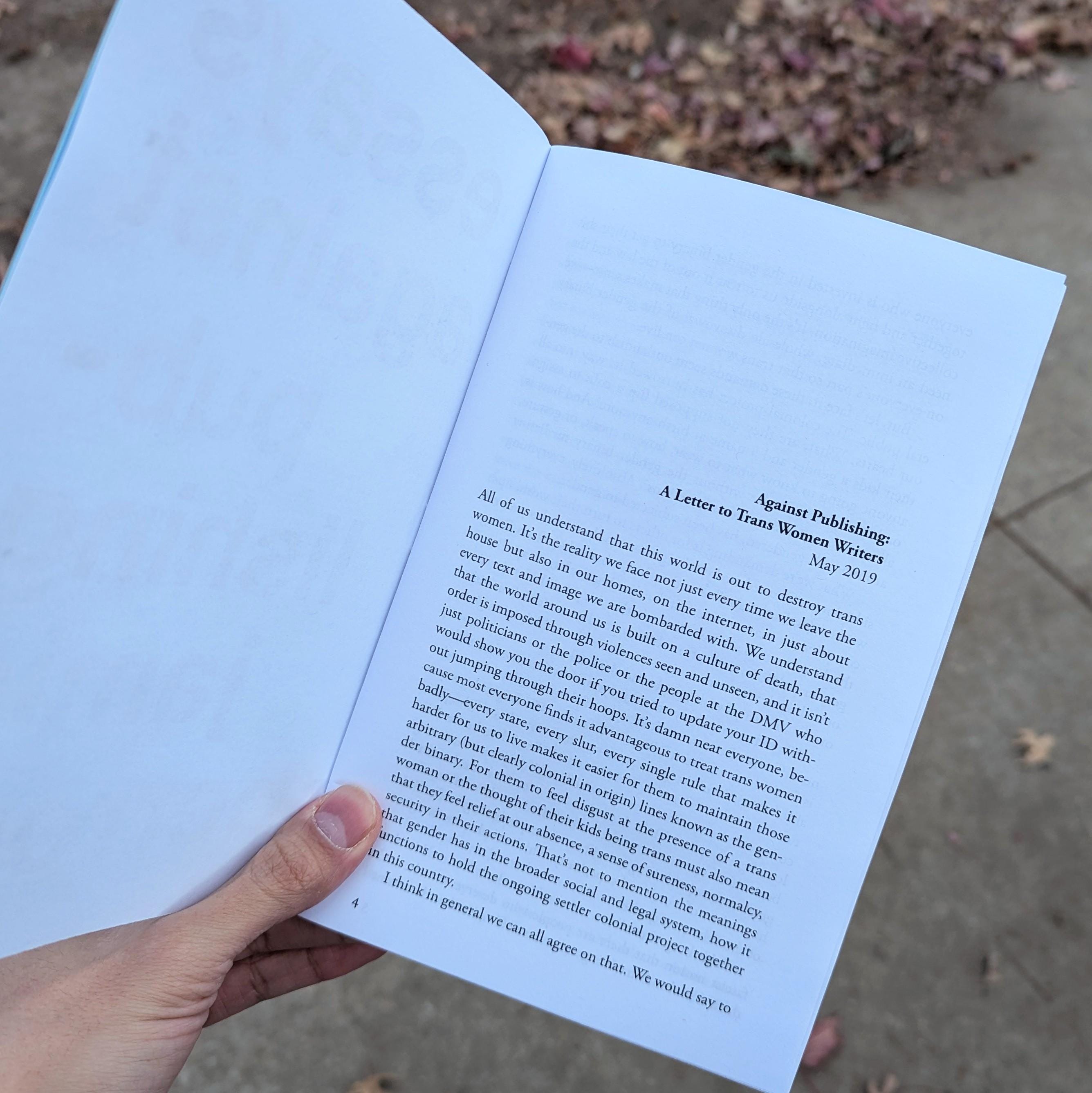 Zine Trans Theory, Prison Abolition, and DIY Publishing - Etsy