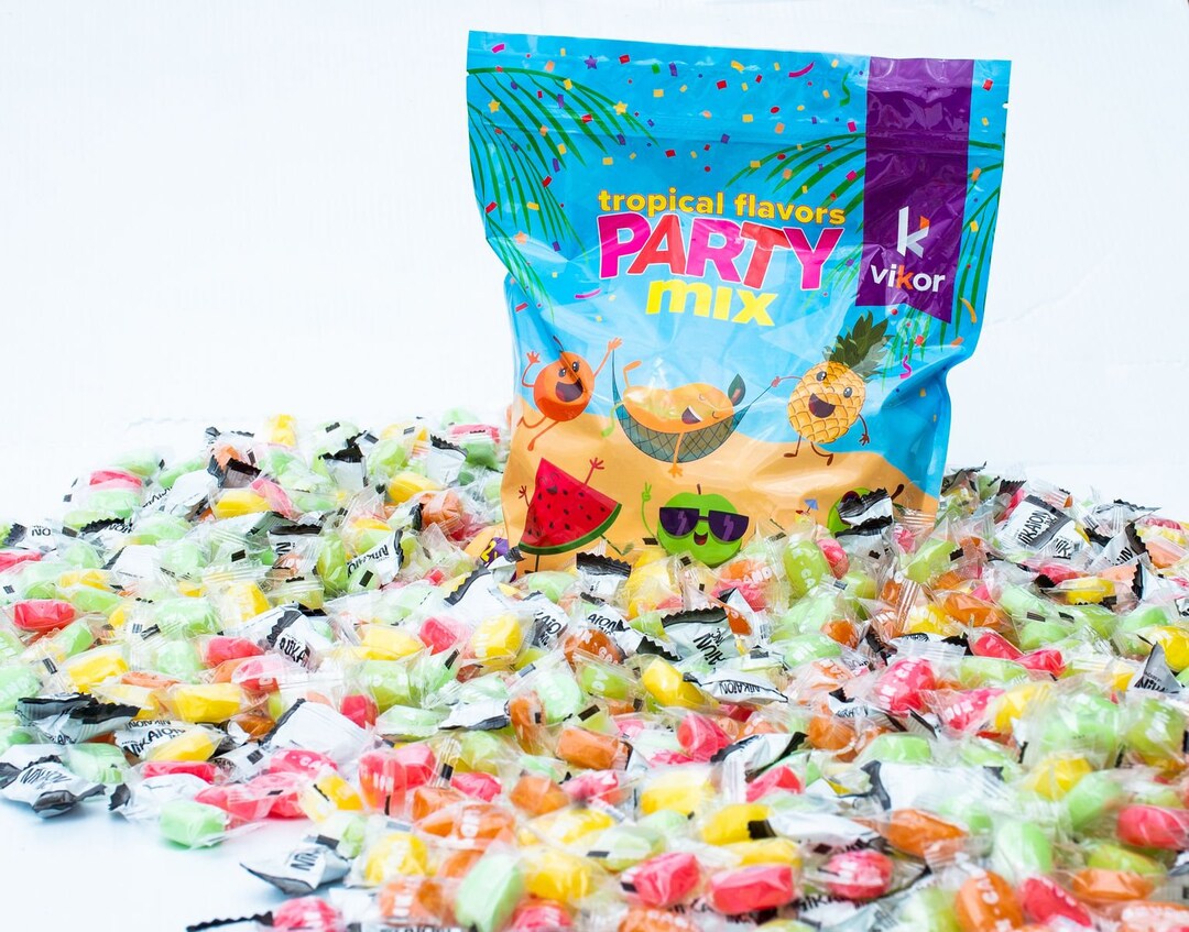 Hard Candy Individually Wrapped Vikor Fruit Caramelo Pinata Birthday ...