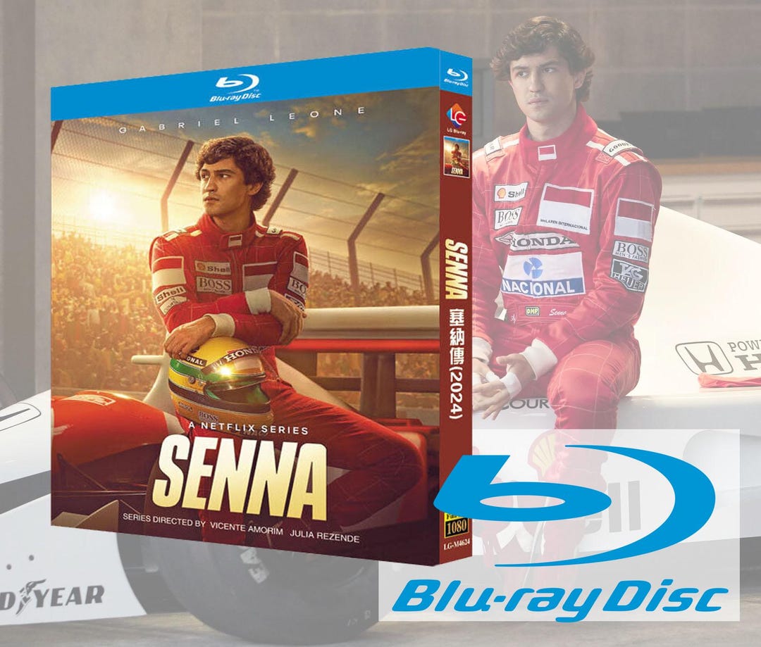 Senna TV Serie Bluray 2024 Film 2 Disc All Region New Box Set Mclaren ...