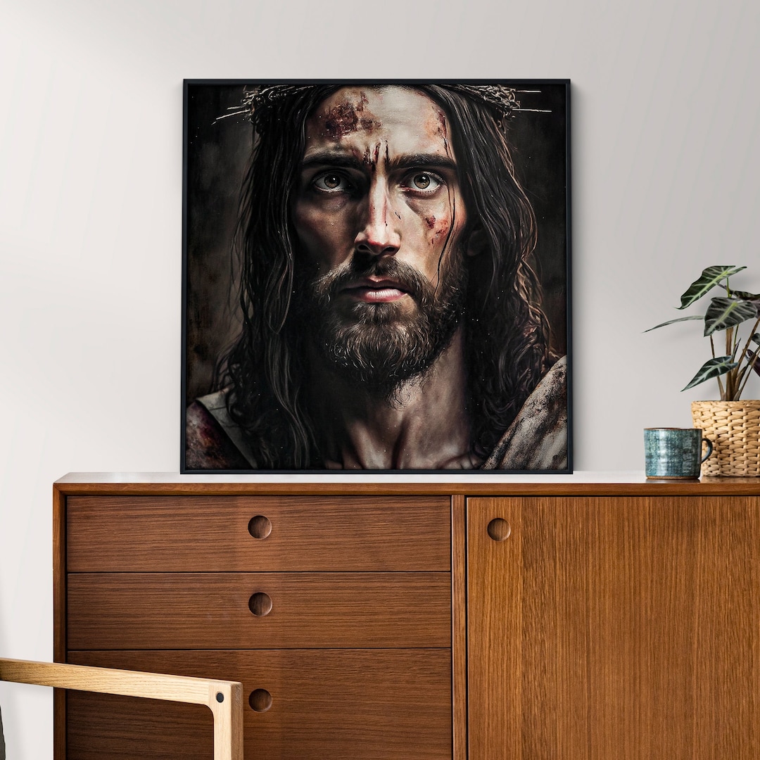 Jesus Art, Christ Portrait, Digital Painting, Modern Jesus, Christian ...