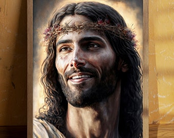 Jesus Christ Digital Painting. - Etsy