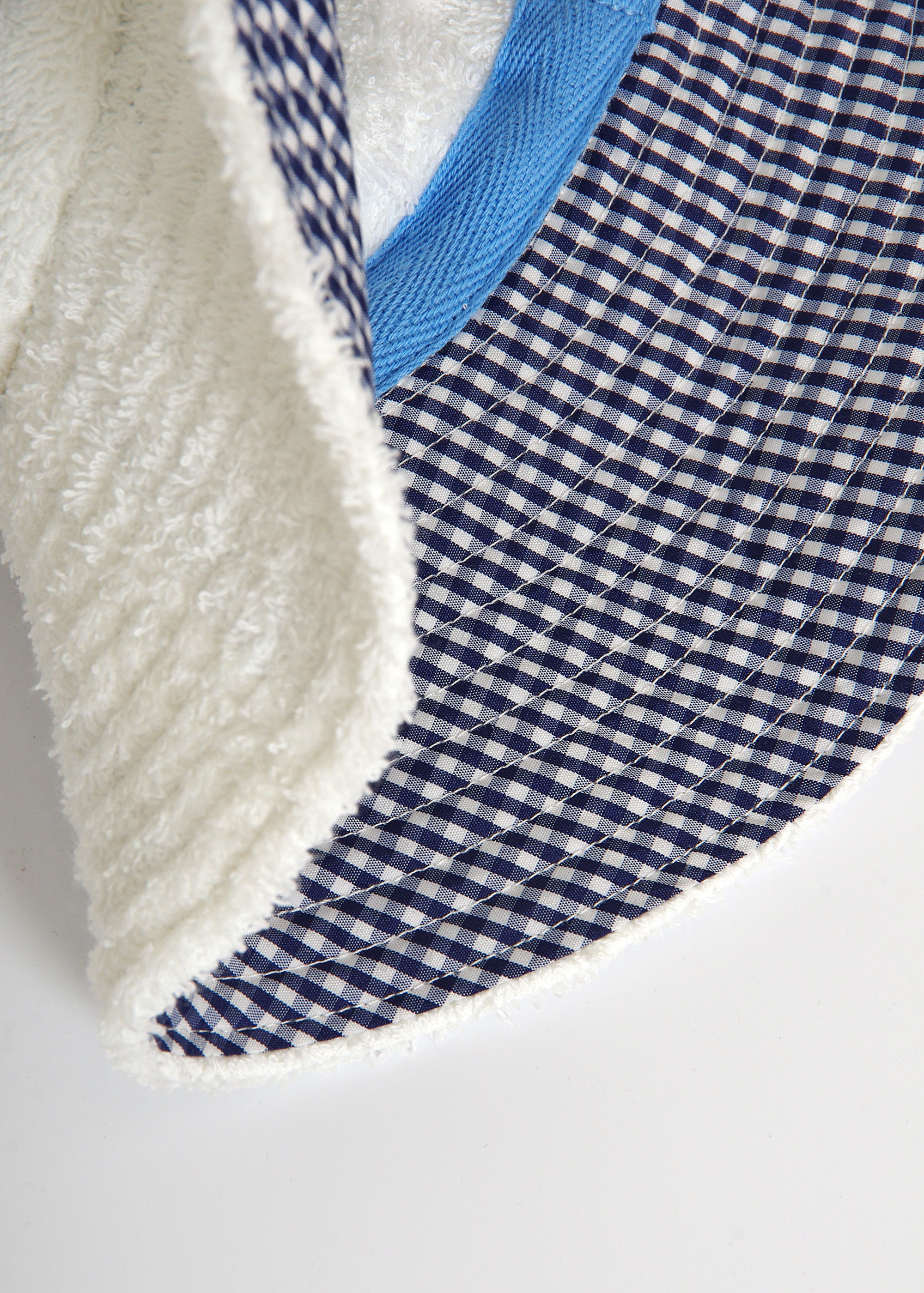 Terry Cloth Hat With a Brim in White - Etsy