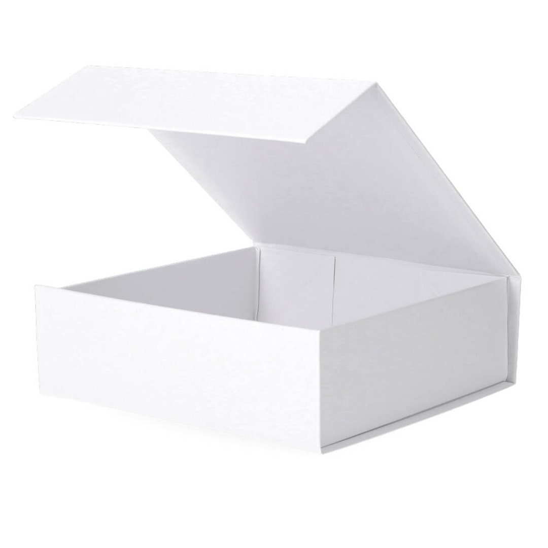 White Medium Size Magnetic Gift Box, Luxury Packaging, Set of 5 Pcs. - Etsy