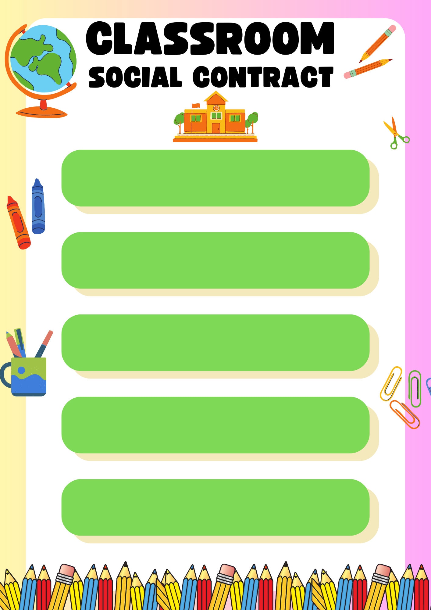 Classroom Social Contract