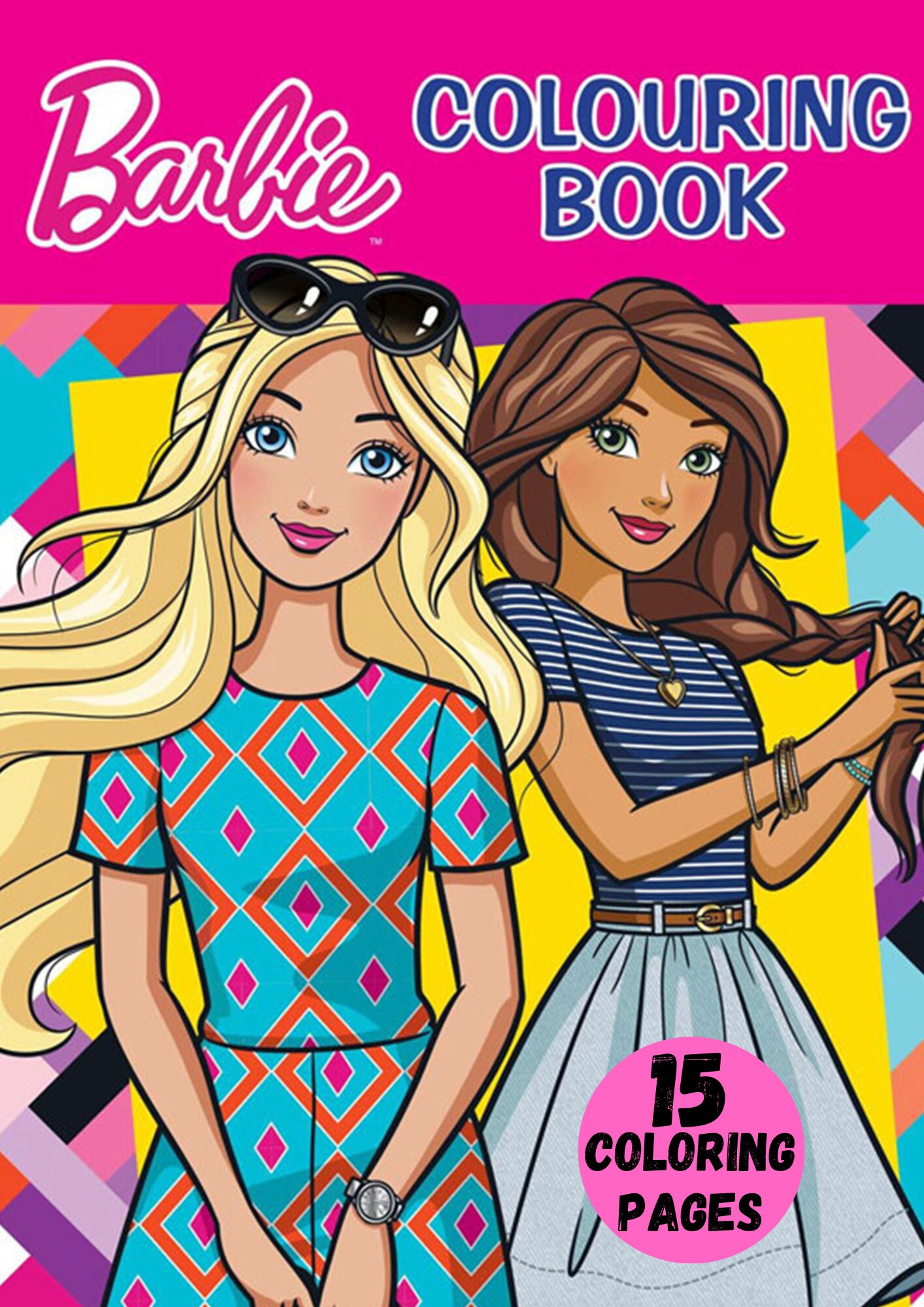 Barbie Cartoon Coloring Pages