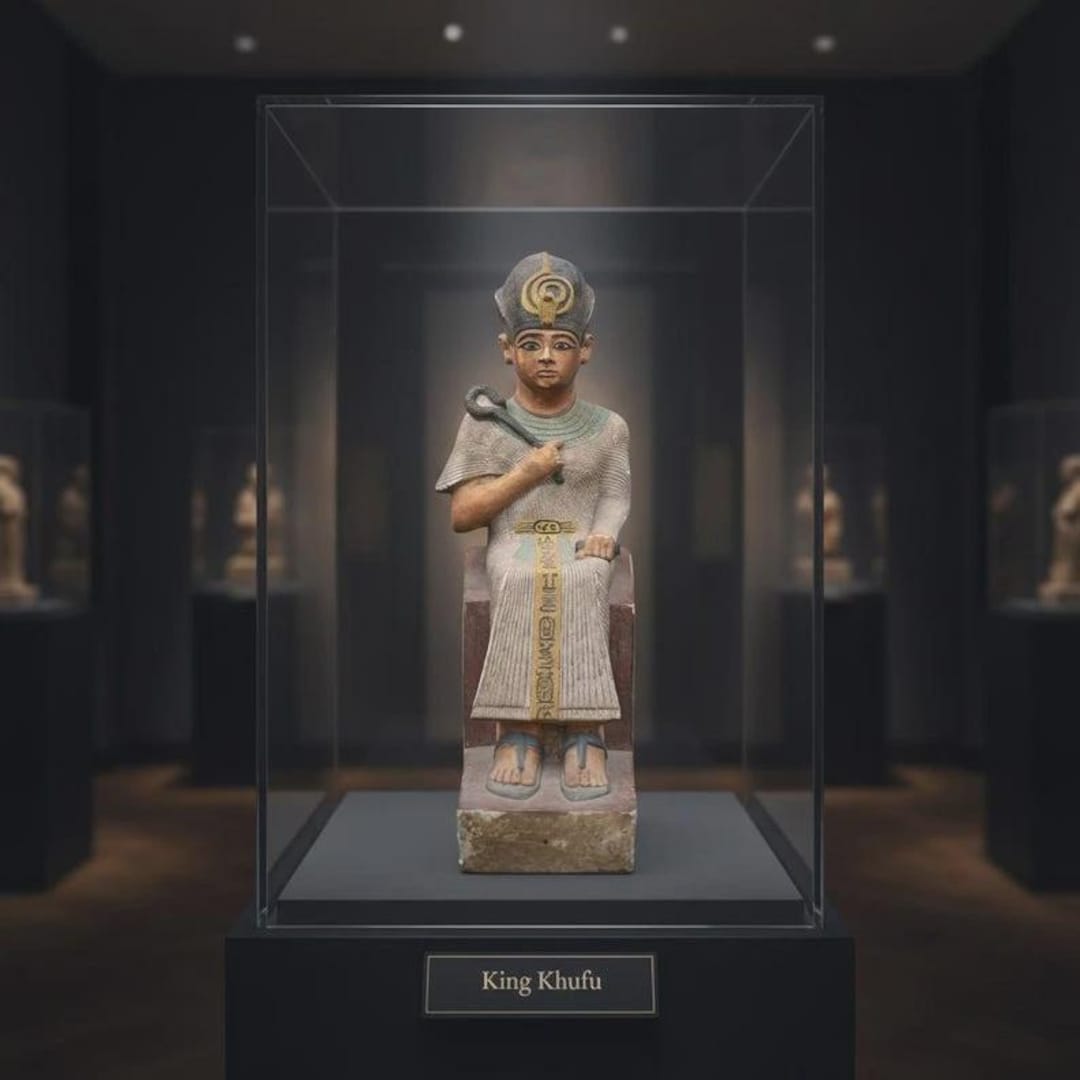 Ancient Egyptian King Khufu Statue- King of Egypt-pharaonic Sculpture ...
