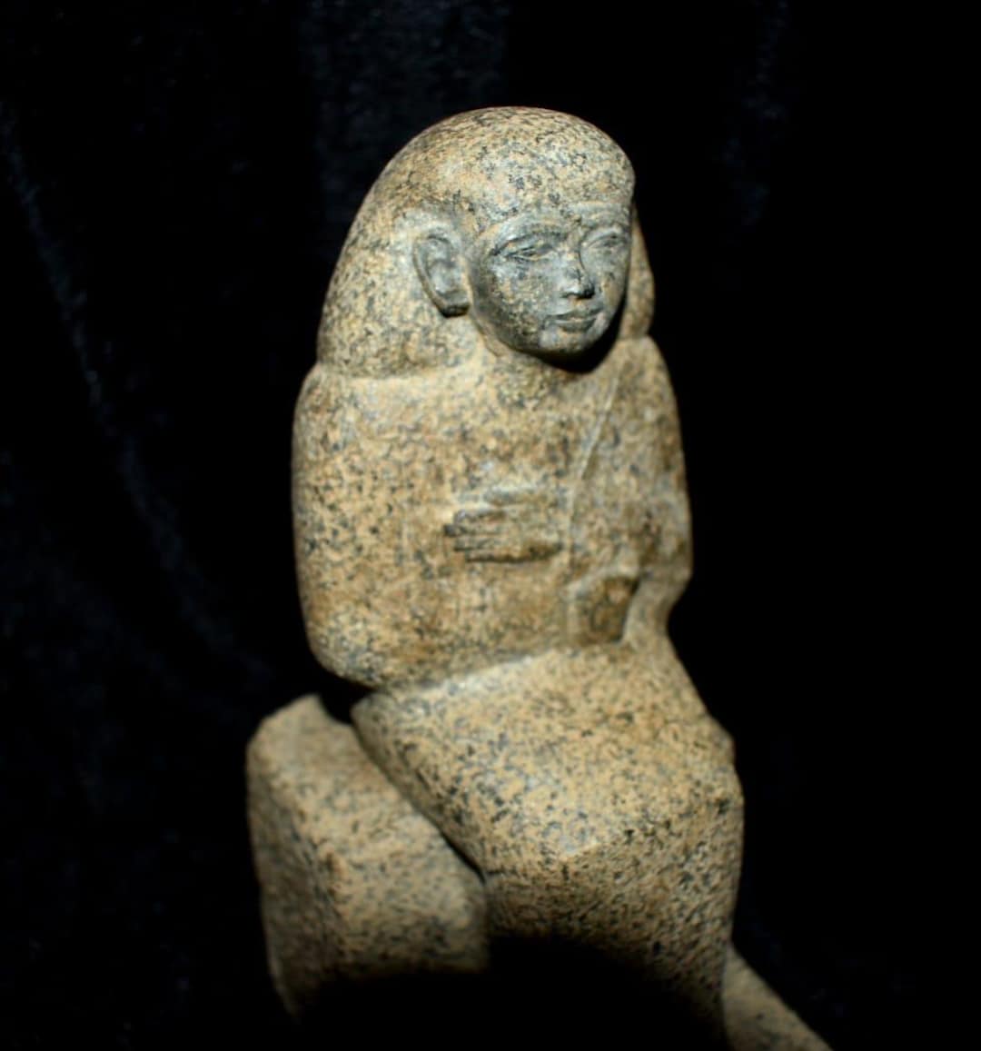Vintage Egyptian Statue of King Khufu Replica Museum Piece Kings ...
