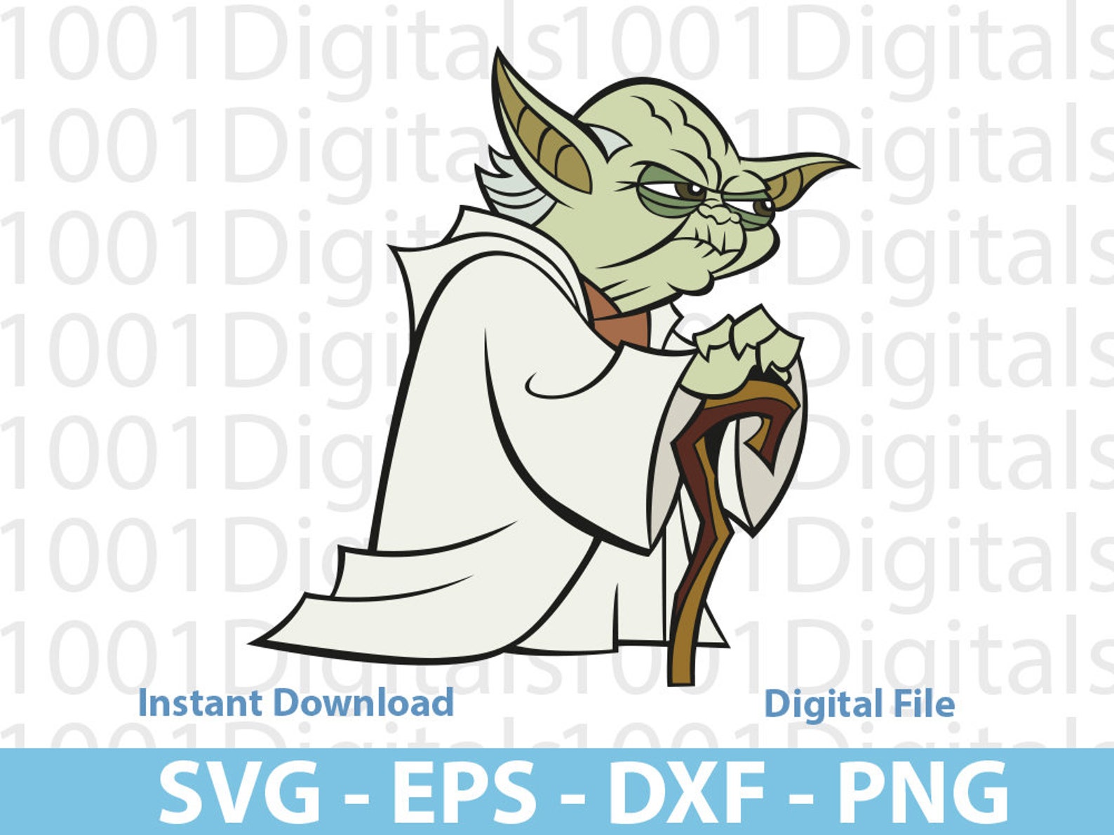 Master Yoda Svg, Star Wars Yoda Svg , Cute Yoda Svg, Eps Png Dxf ...