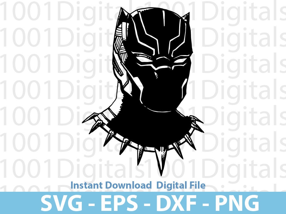 Wakanda Black Panther Head Svg Wakanda Forever Svg Wakanda - Etsy
