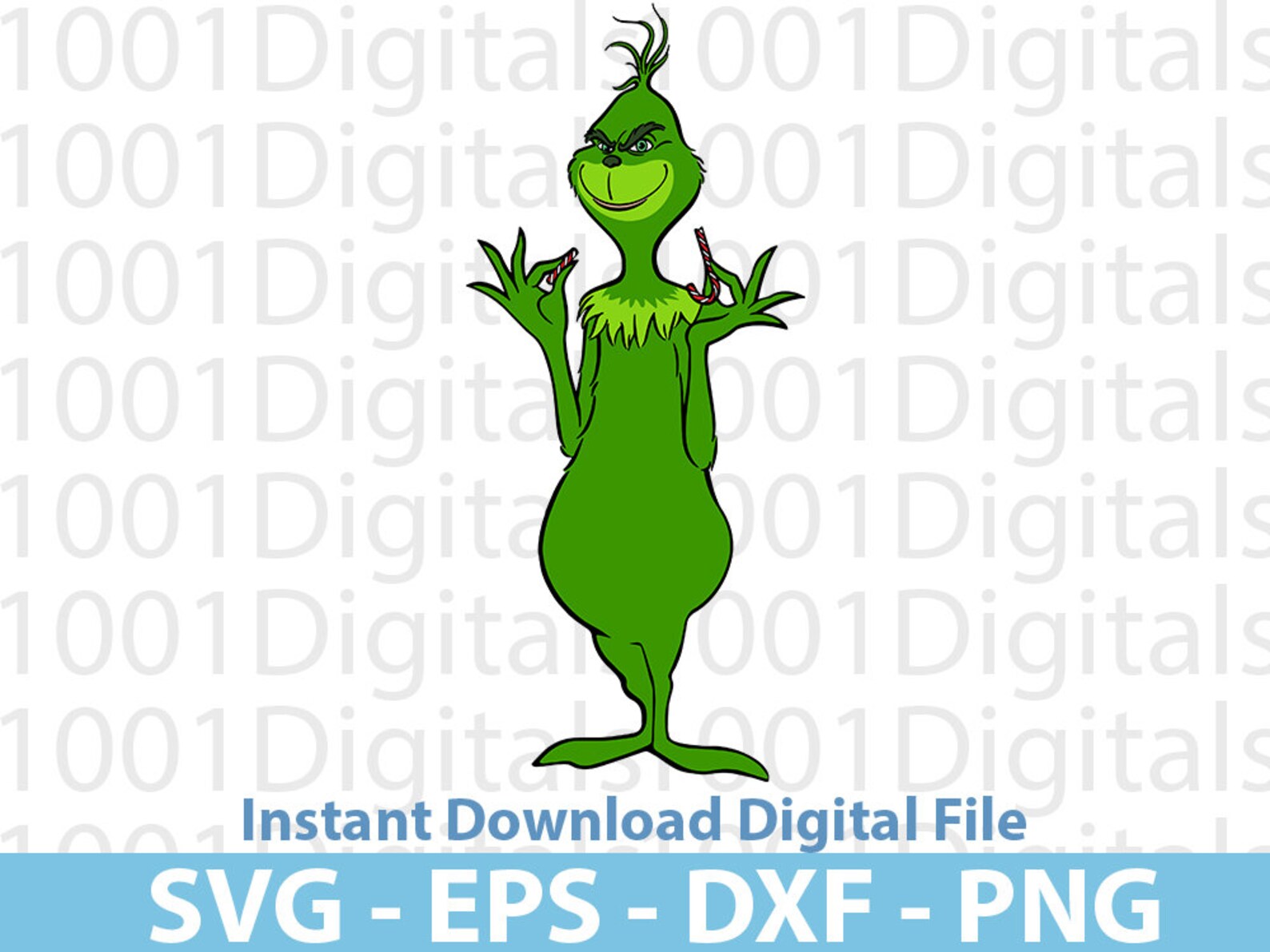 Grinch Full Body Svg, the Grinch Svg, Layered Item, Instant Download ...