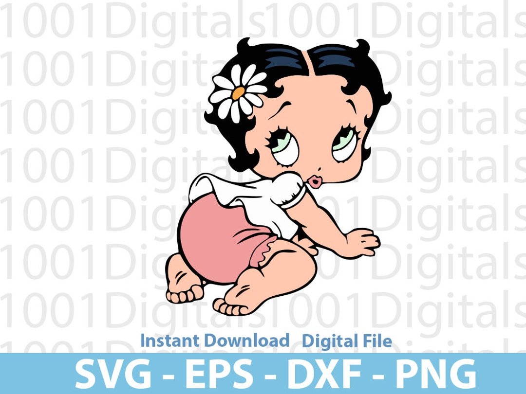 Baby Betty Boop Svg, Betty Boop Png, Cute Boop Svg, Betty Boop Clipart ...