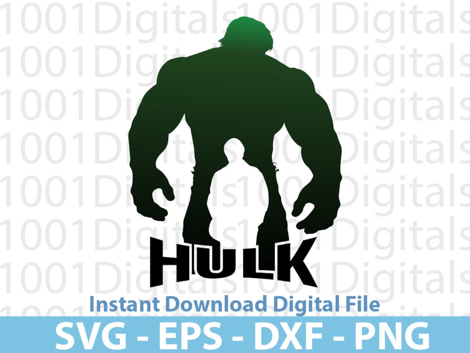 Hulk Silhouette Svg,superhero Svg Instant Download Svg Eps Dxf Png ...