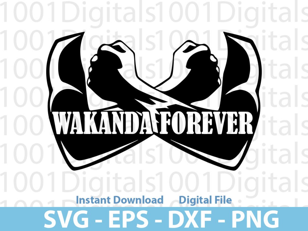 Wakanda Forever Svg, Black Panther Svg, Wakanda Layered Svg, Clipart ...