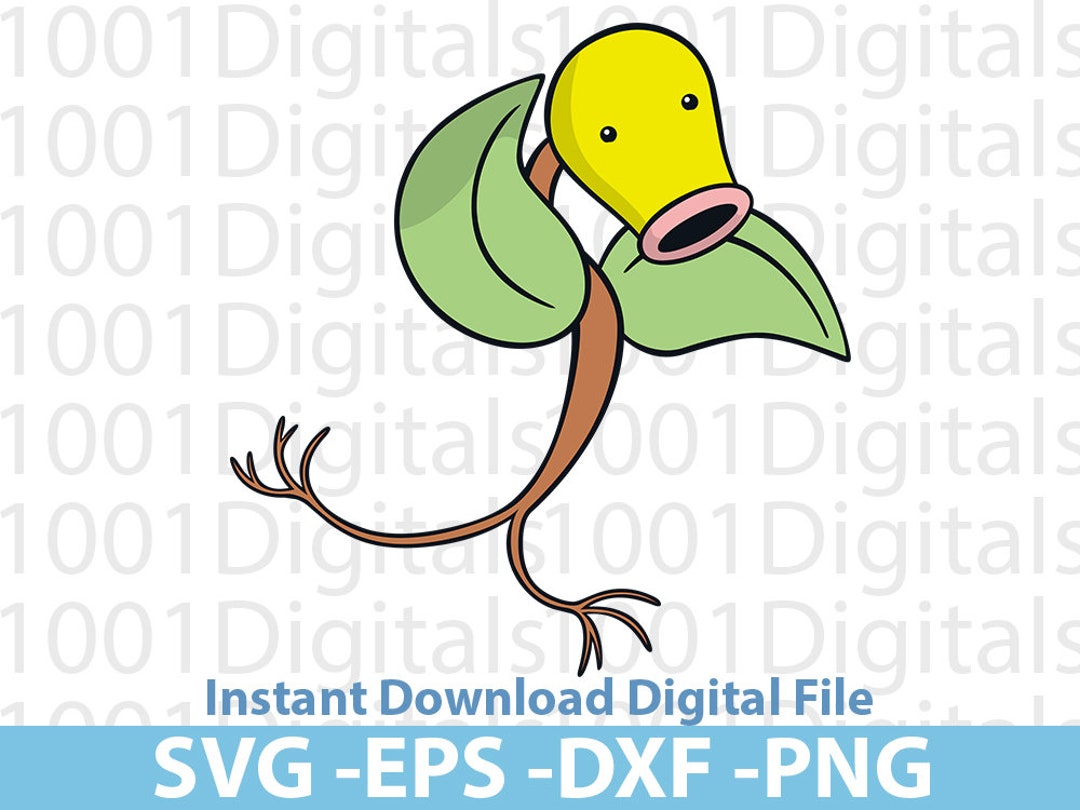 Bellsprout Svg, Pokemon Bellsprout Svg, Bellsprout Clipart, Png Cut ...