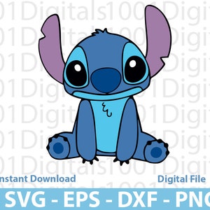 Stitch Smile SVG for Cricut, Lilo and Stitch Print, Layered Stitch ...