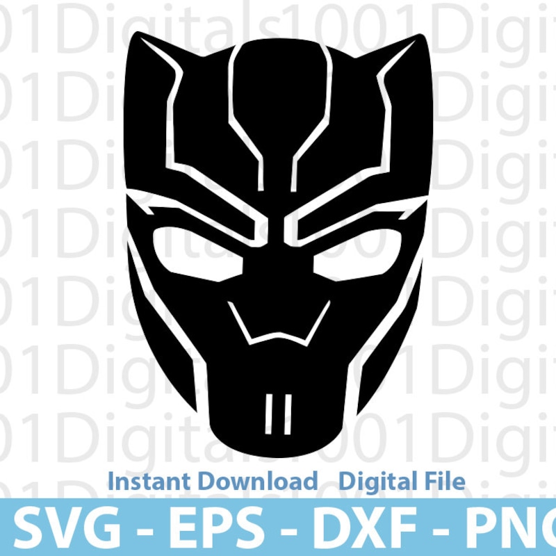 Panther Face Dxf - Etsy UK