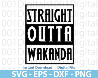 Wakanda Forever Svg, Black Panther Svg, Wakanda Layered Svg, Clipart ...