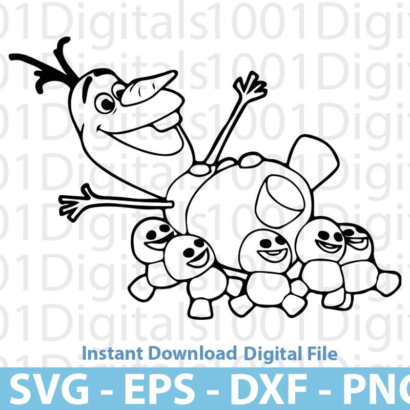 Olaf Clipart - Etsy