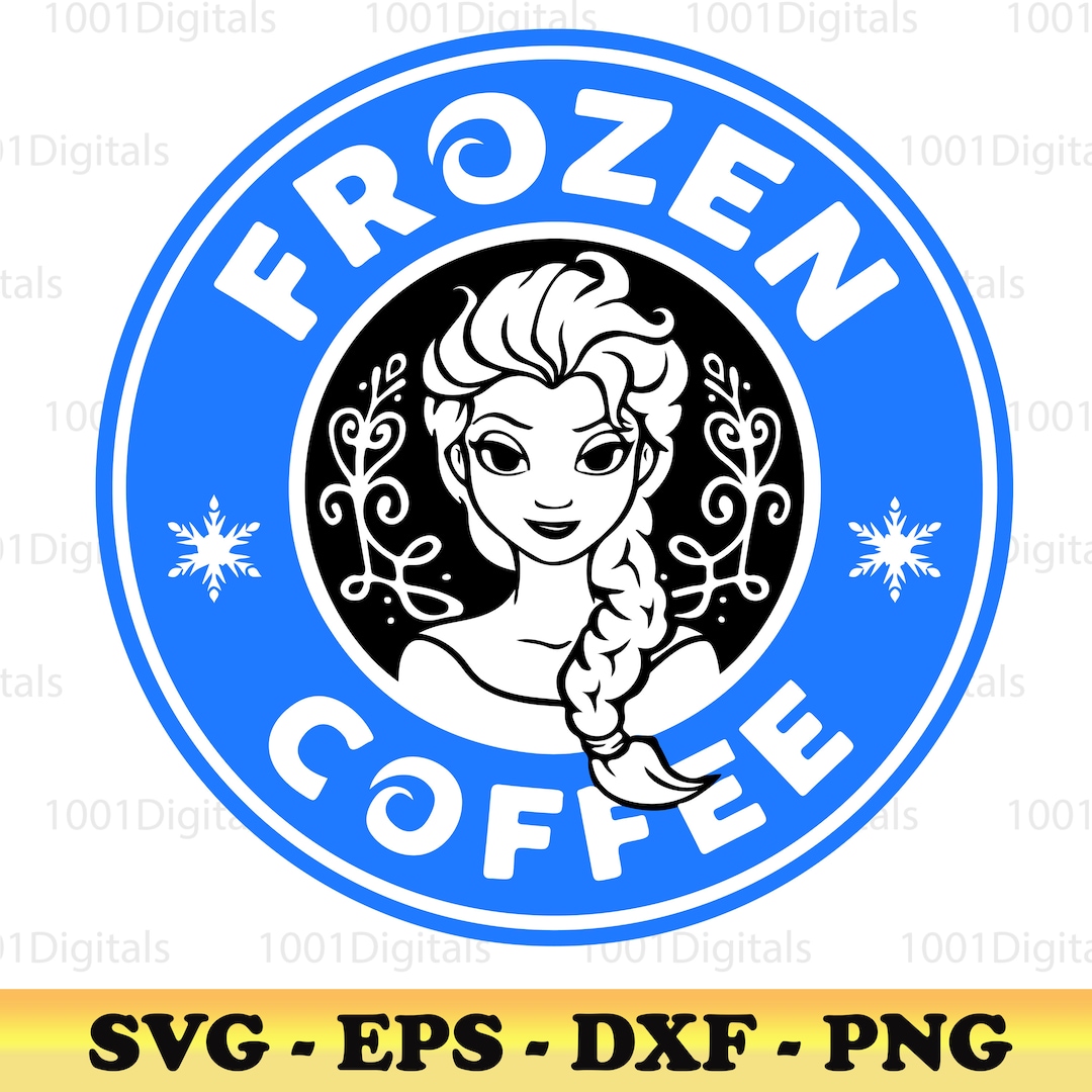 Frozen Coffe Svg, Elsa Frozen Svg, Frozen Sisters Elsa Svg , Frozen ...