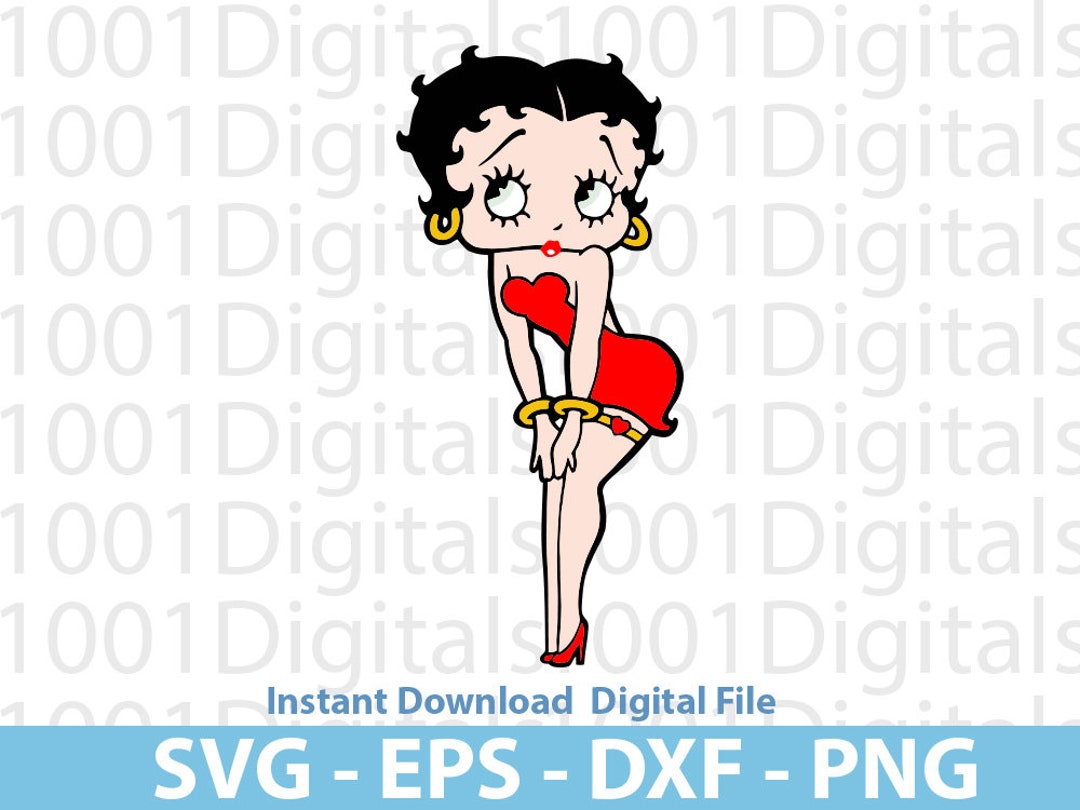 Betty Boop Svg, Betty Boop Dancer , Cute Boop Svg, Betty Boop Clipart ...