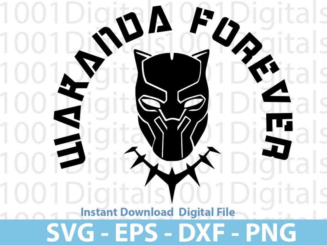 Wakanda Forever Svg, Black Panther Svg, Wakanda Layered Svg, Clipart ...
