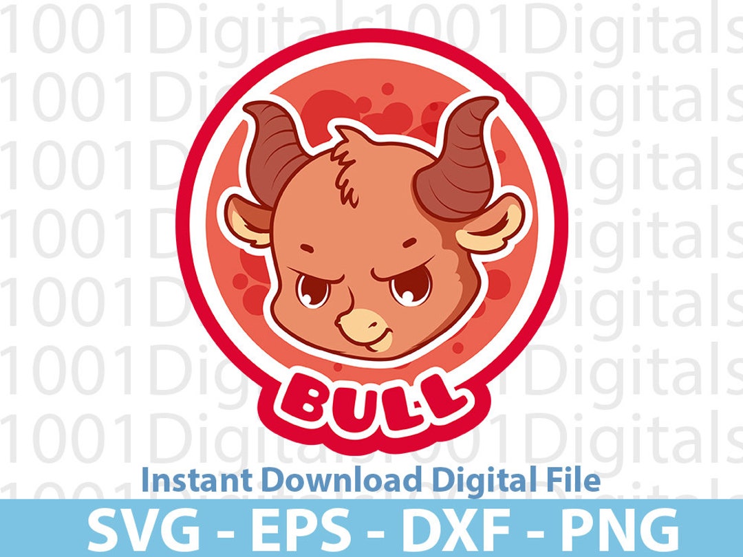 Bull Svg, Bull Svg for Kids, Bull Animal Svg, Cute Animal Bull Svg, Png ...