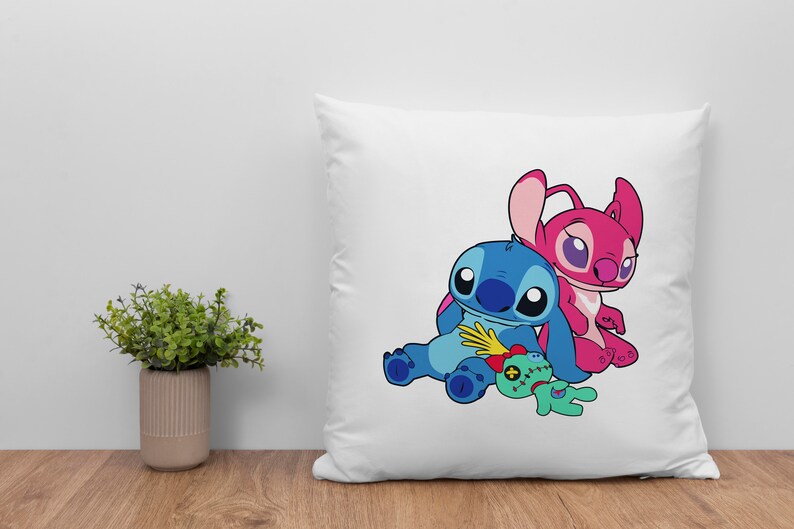 Stitch and Angel Svg, Stitch Friends, Cute Stitch Svg, Stitch Clipart ...