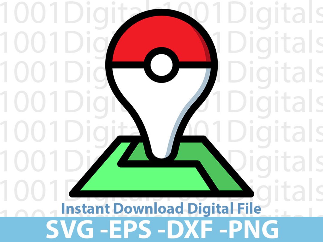 Poke Location Svg, Pokemon Location Svg, Vileplume Clipart, Png Cut ...