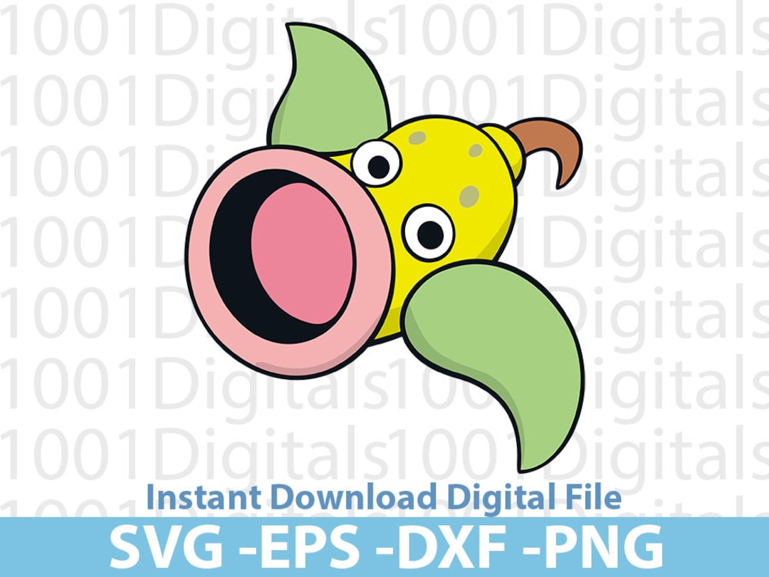 Bellsprout Svg, Pokemon Bellsprout Svg, Bellsprout Clipart, Png Cut ...