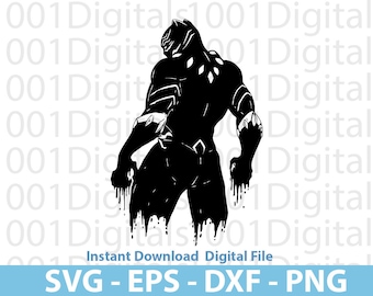 Wakanda Forever Svg, Black Panther Svg, Wakanda Layered Svg, Clipart ...