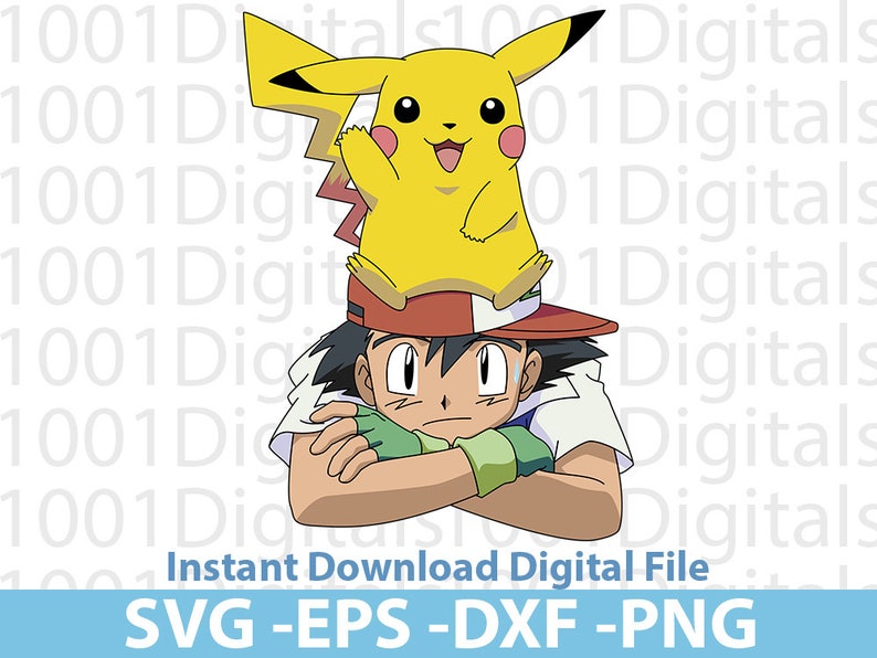 Ash Pikachu Svg, Pokemon Ash Pikachu Svg, Ash Pikachu Clipart, Archivo De Corte Png, Silueta ...