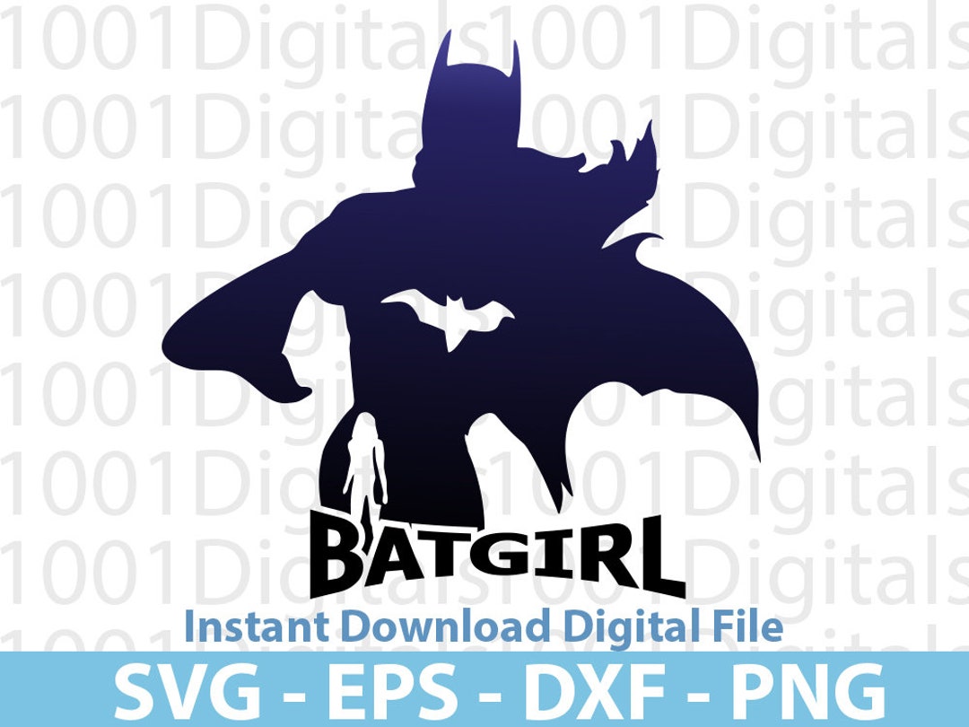 Bat Woman Silhouette Svg, Superhero Design Svg, Instant Download Svg ...