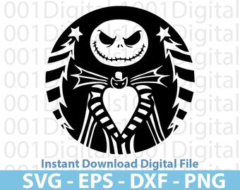 Jack Skellington Svg, Skellington İcons Balloon Svg , Clipart, Png Cut ...
