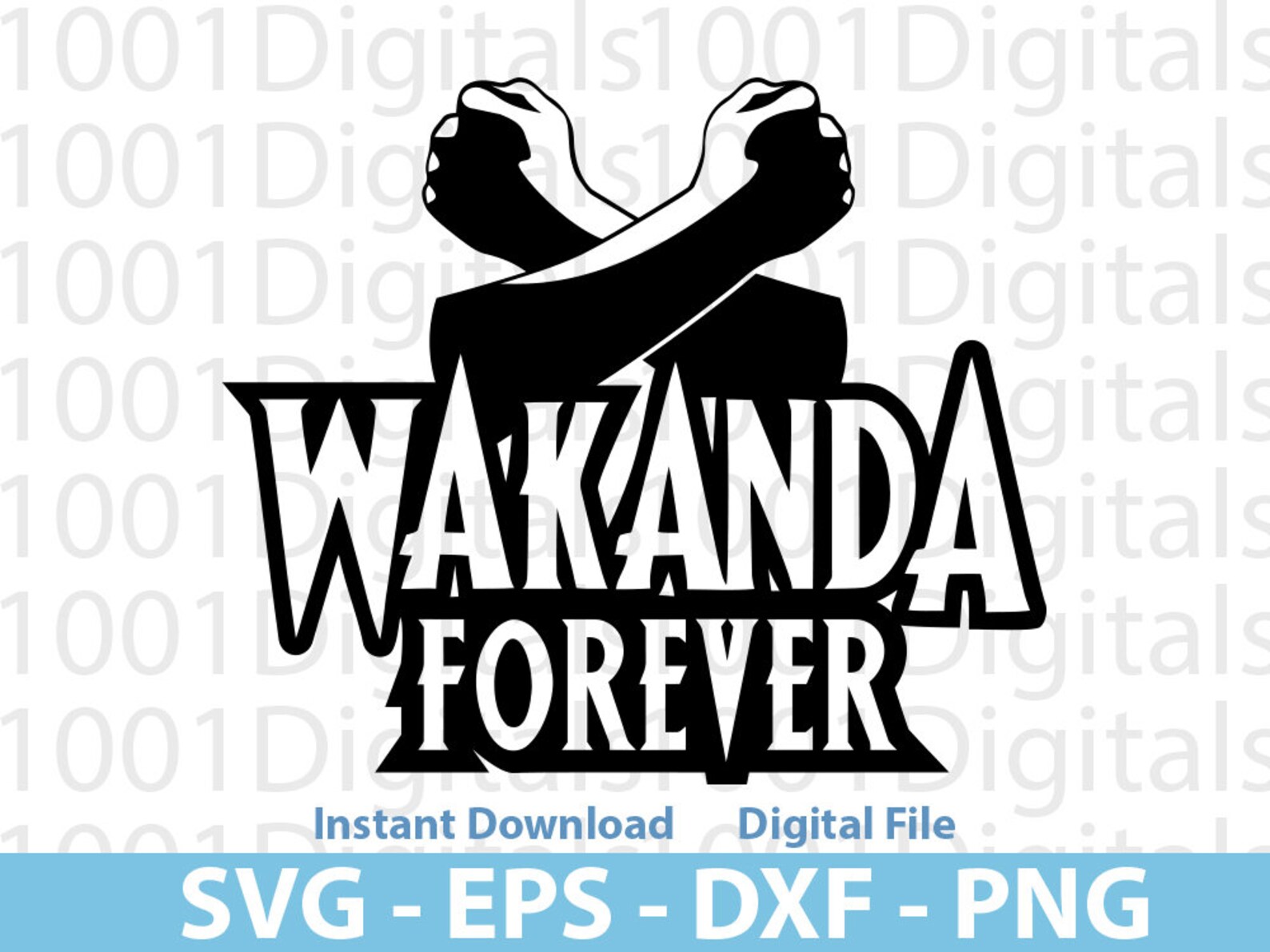 Wakanda Forever Svg, Black Panther Svg, Wakanda Layered Svg, Clipart ...