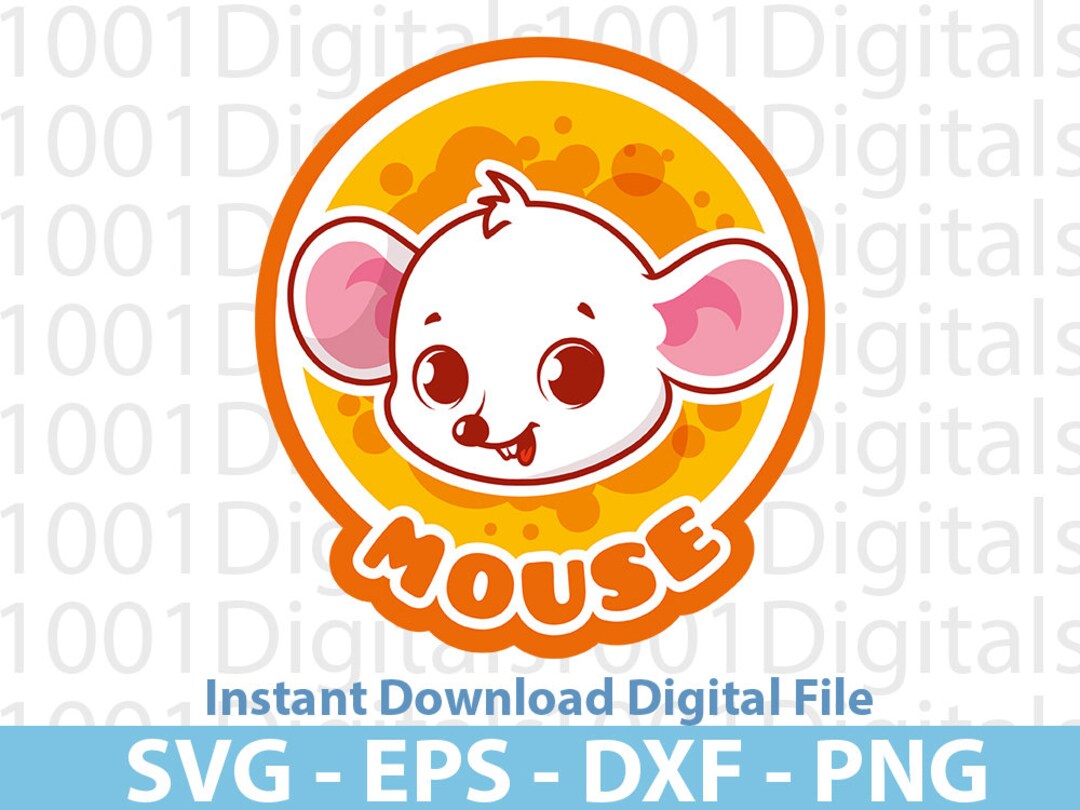 Mouse Svg, Mouse Svg for Kids, Mouse Animal Svg, Cute Animal Mouse Svg ...
