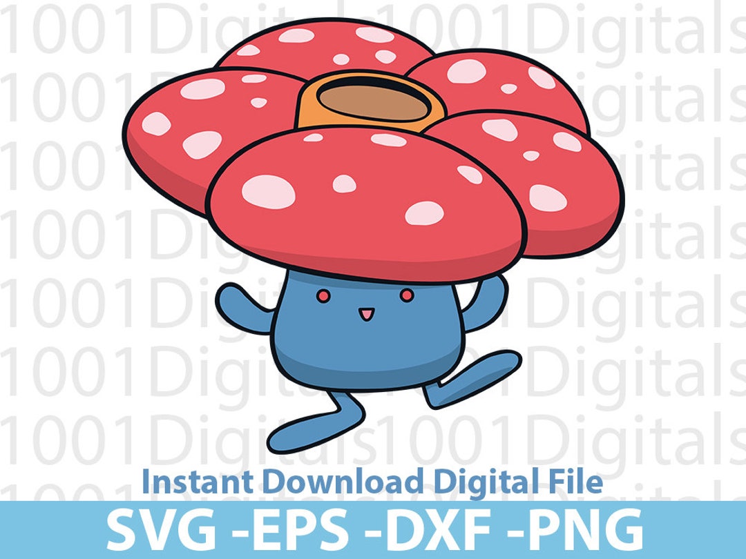 Vileplume Svg, Pokemon Vileplume Svg, Vileplume Clipart, Png Cut File ...