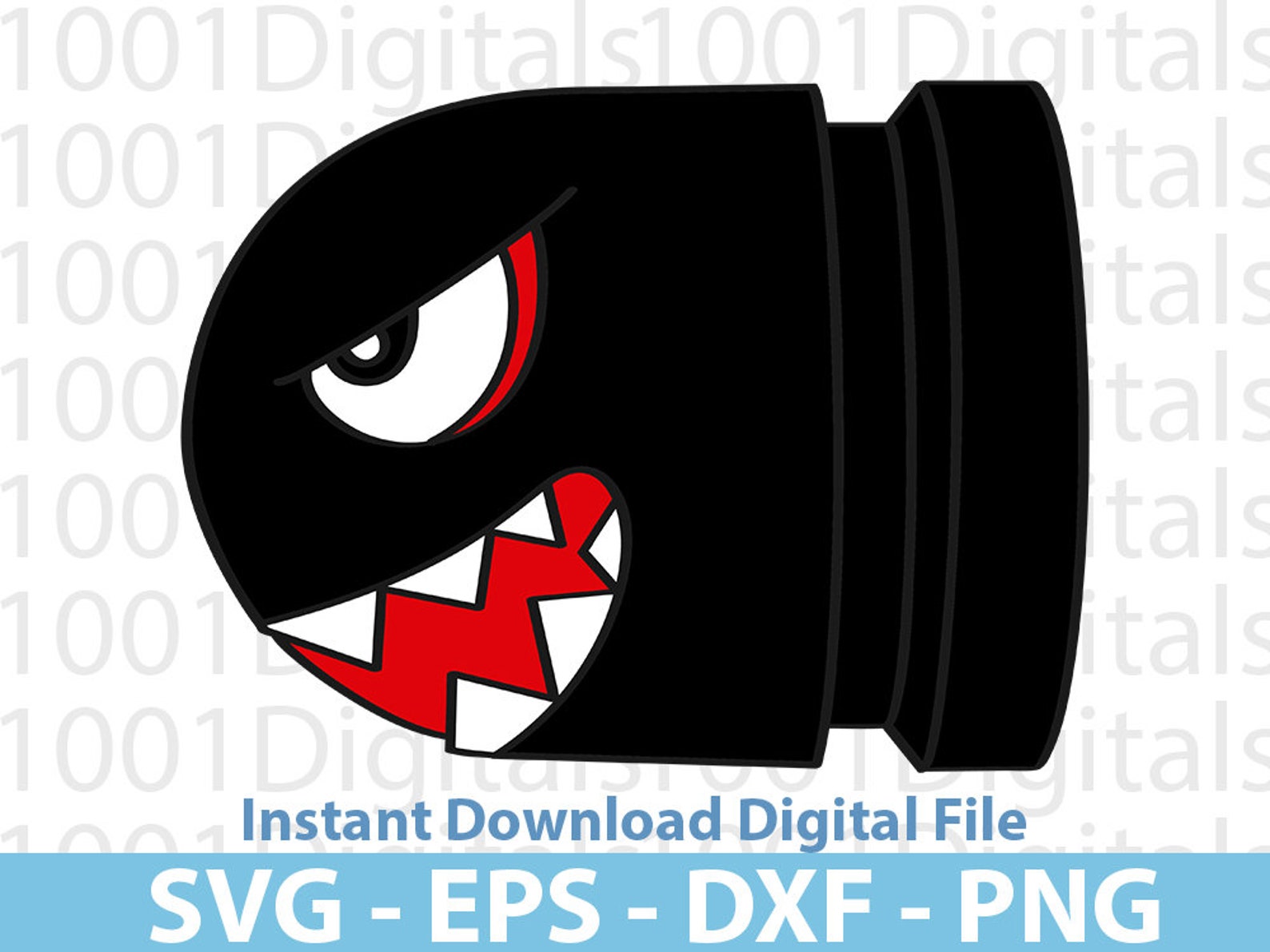 Banzai Bill Svg, Super Mario Banzai Bill Svg, Mario Clipart, Cut File ...